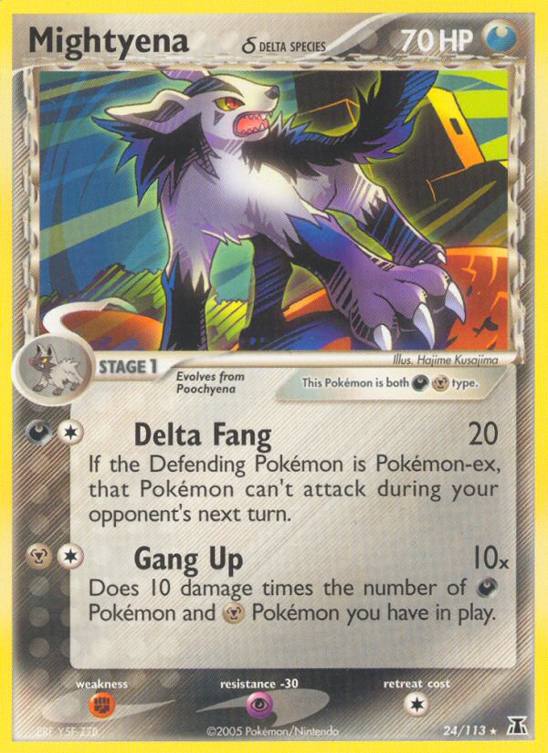 Mightyena Pokemon Card